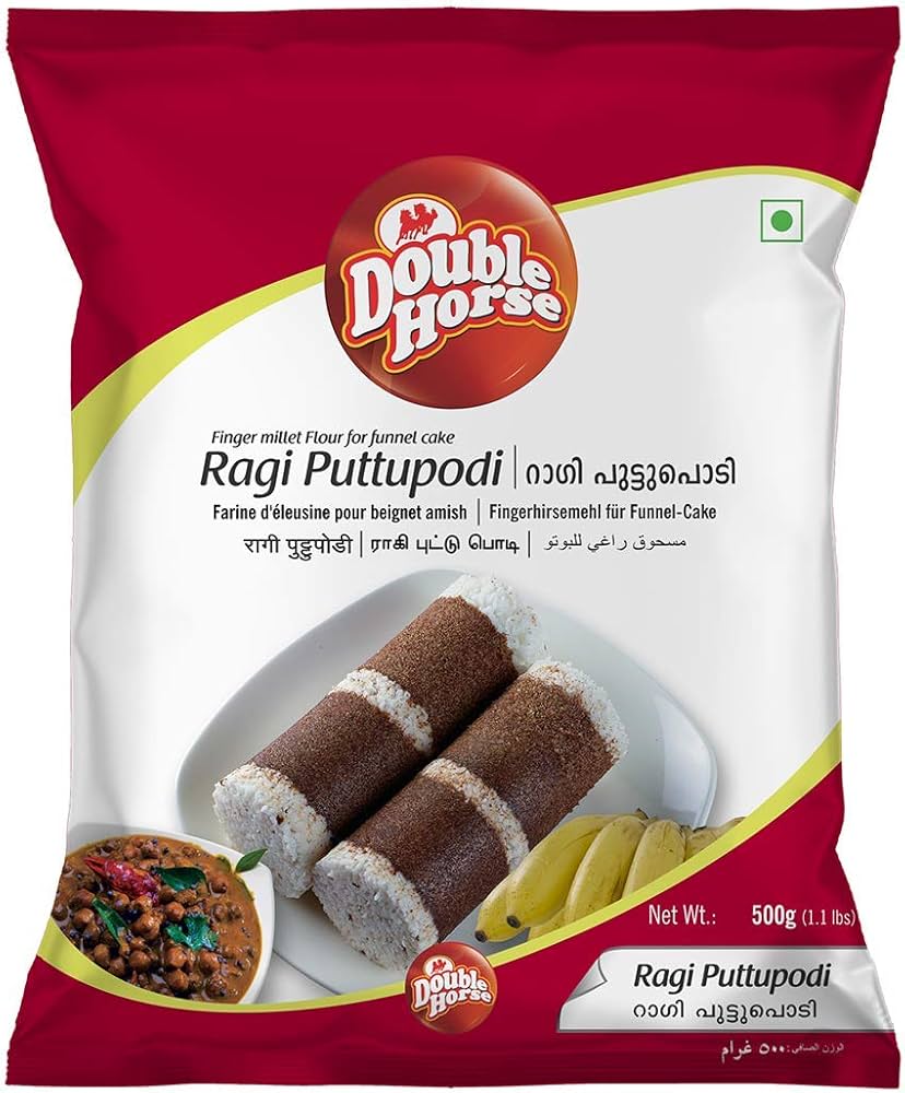DOUBLE HORSE RAGI PUTTU PODI 500G – Coastal Spices