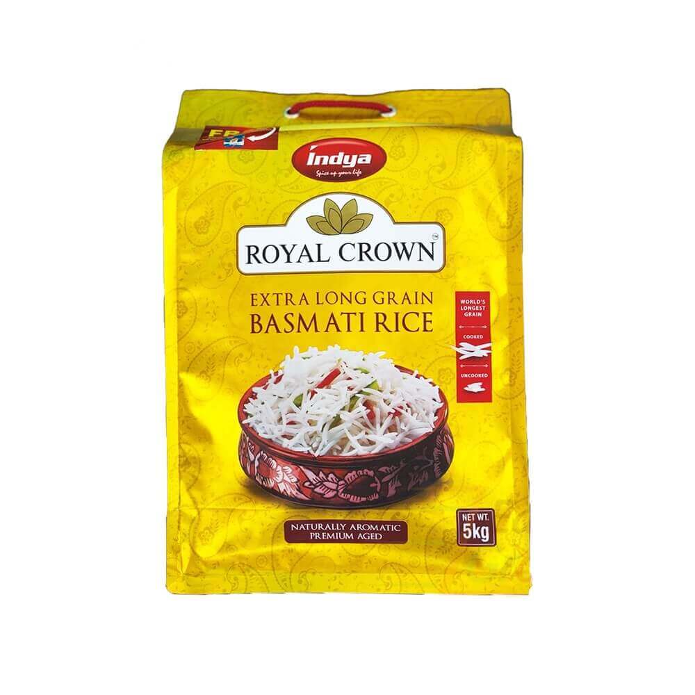 ROYAL CROWN BASMATI 5KG – Coastal Spices